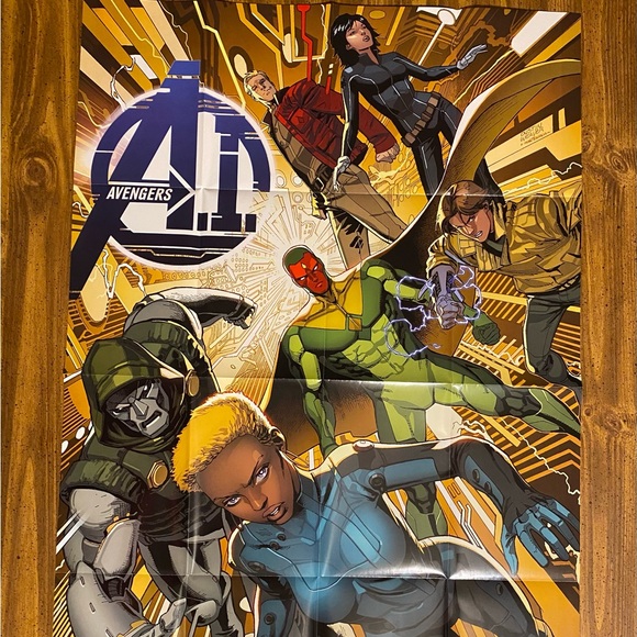 Marvel | Art | 23 Avengers Ai Promotional Comic Book Poster Marvel ...